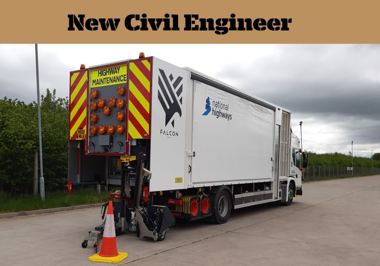 Automated cone laying machine in New Civil Engineer ‘Future of Roads ...